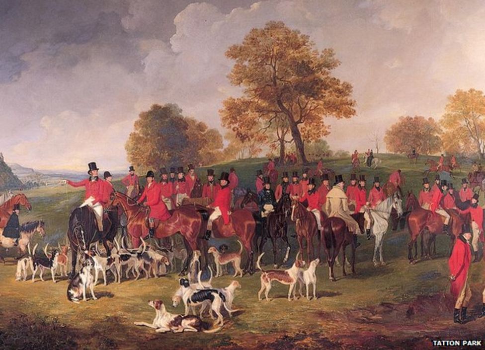 Tatton Park's The Cheshire Hunt public restoration begins - BBC News