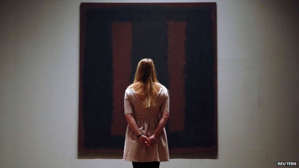Mark Rothko work goes back on display after vandalism - BBC News
