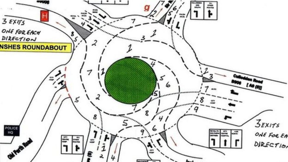 Six options unveiled for new Inverness A9-A96 link road - BBC News