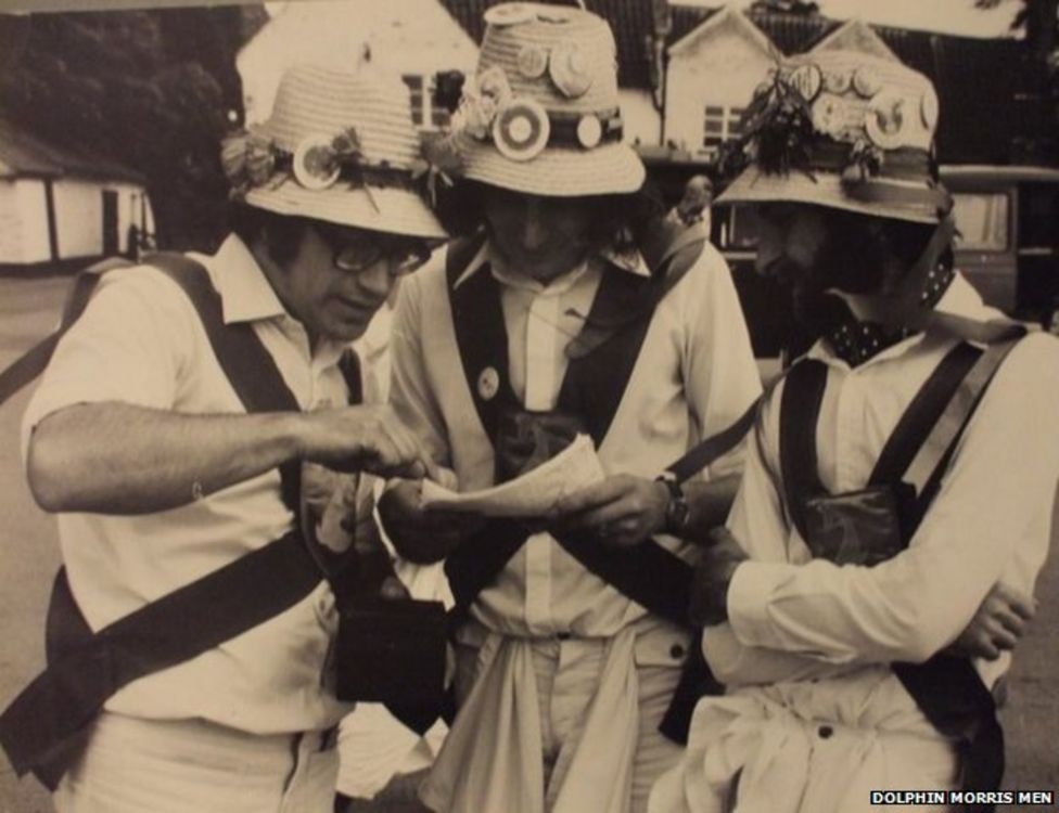 Dolphin Morris Men dance the final Gate to Southwell - BBC News