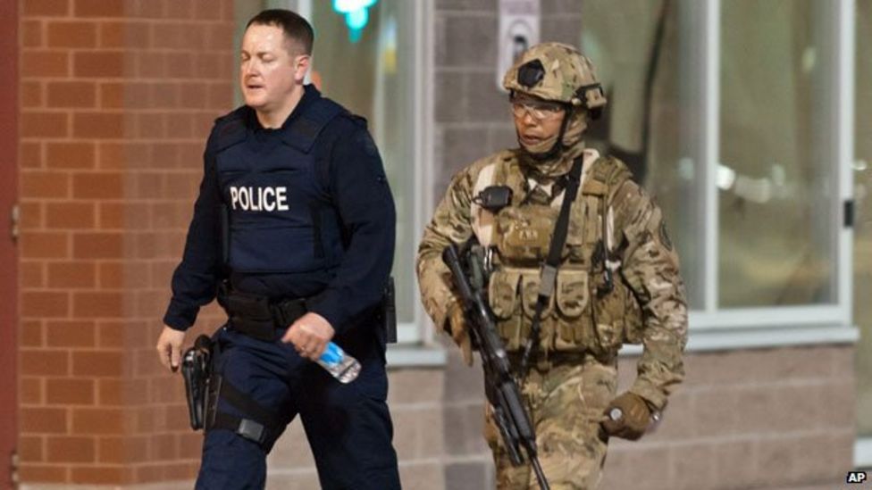 Canada shooting: Manhunt as police officers killed in Moncton - BBC News