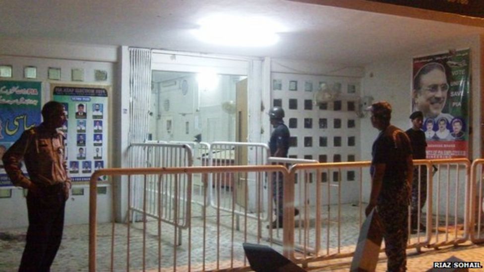 Taliban claim deadly attack on Karachi airport - BBC News