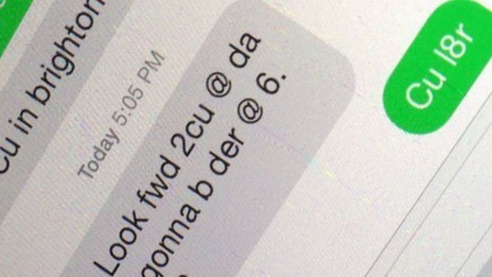 Texting 'can boost children's spelling and grammar' - BBC News