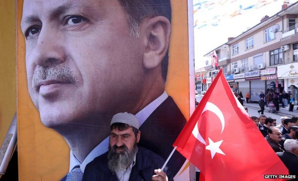 How a single protester sparked Turkish flag frenzy - BBC News