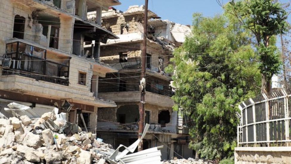 Syria conflict: The suffering civilians of west Aleppo - BBC News
