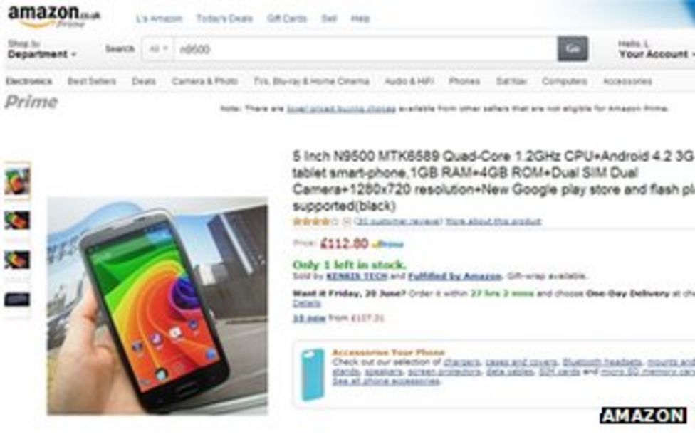 eBay pulls sales of Chinese 'spyware phones' - BBC News