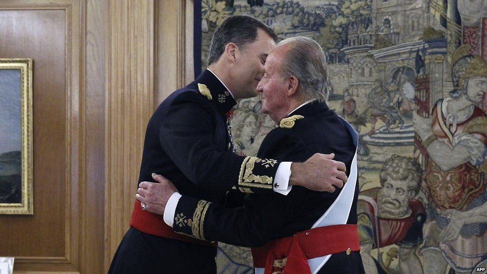 In pictures: Spain's King Felipe VI proclaimed in Madrid - BBC News
