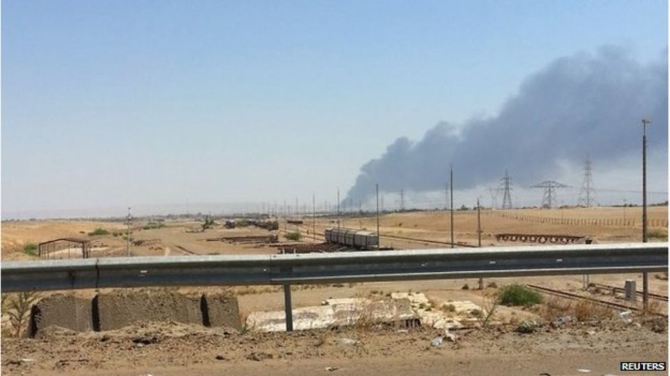 Oil around nine-month high of $115 on Iraq fighting - BBC News