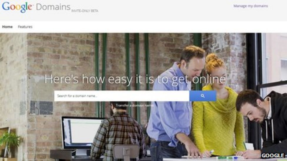 Google 'testing' domain name service - BBC News