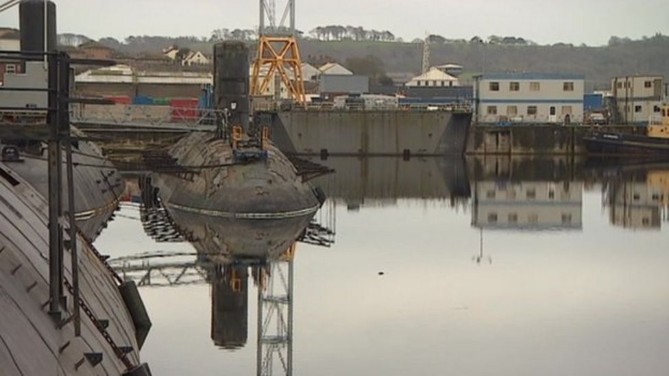 Devonport: Living next to a nuclear submarine graveyard - BBC News