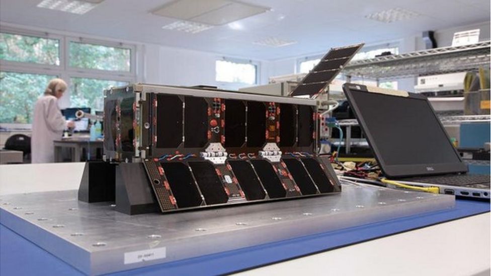 Lift-off for British demo satellites - BBC News