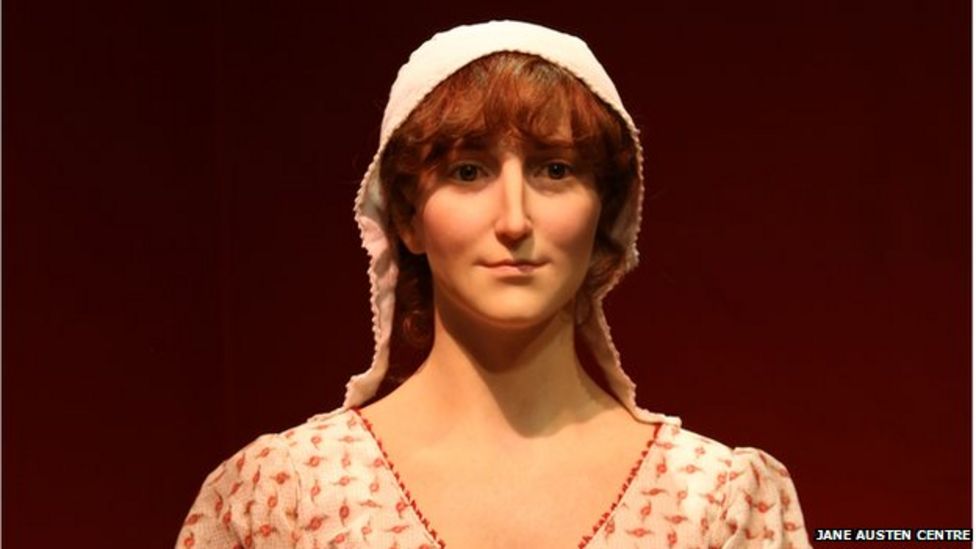 A waxwork of the 'real' Jane Austen is unveiled in Bath - BBC News