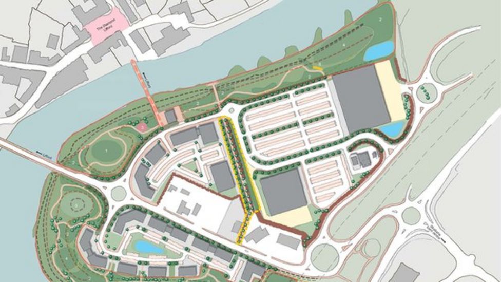 Riverine Project in Strabane given planning permission - BBC News