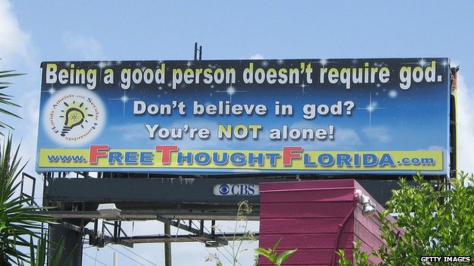 The stigma of being an atheist in the US - BBC News