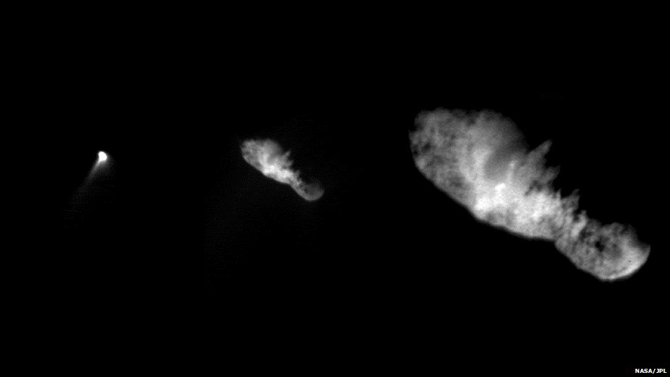 Comets up close: Brief encounters with cosmic rovers - BBC News