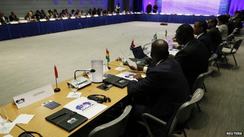 African leaders gather for US summit - BBC News