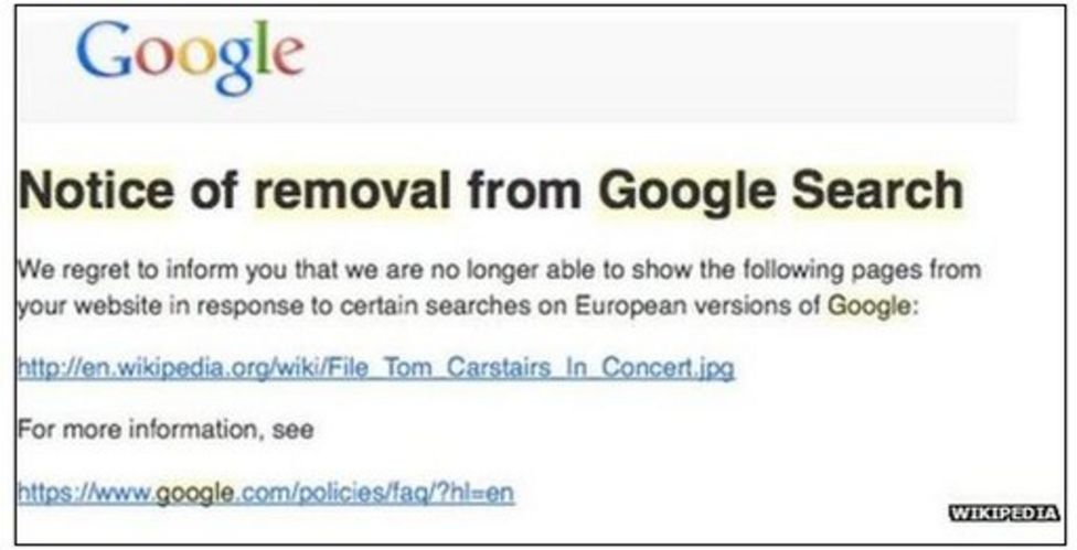 Wikipedia reveals Google 'forgotten' search links - BBC News