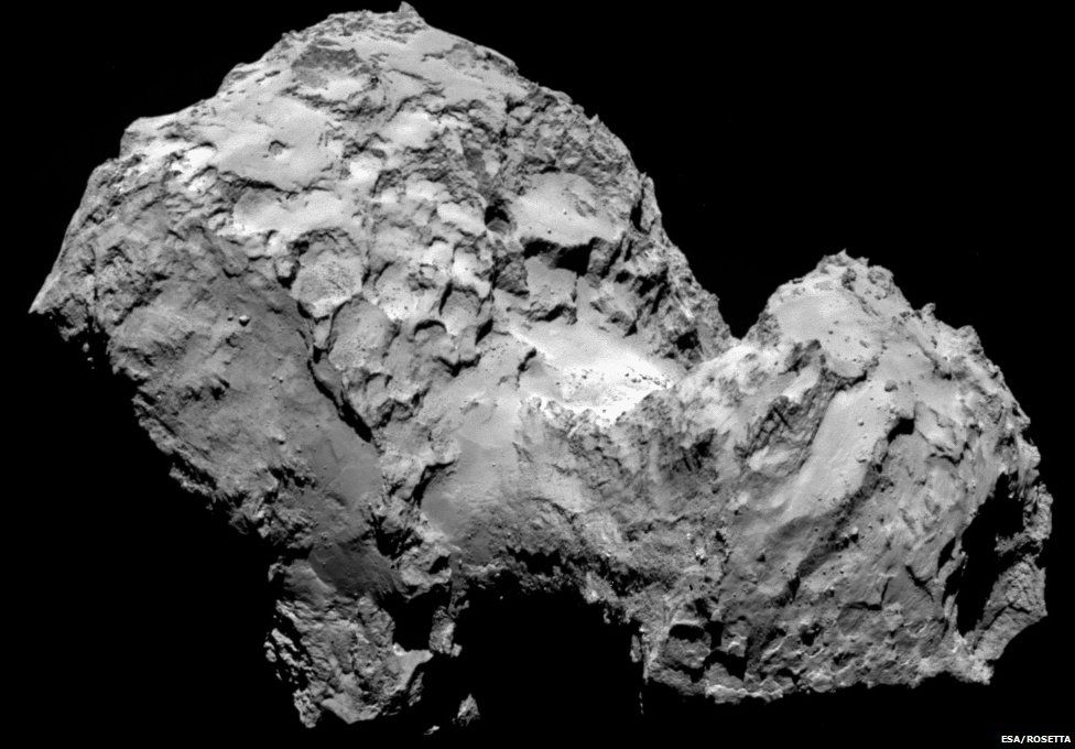 Rosetta captures high resolution images of comet 67P - BBC News