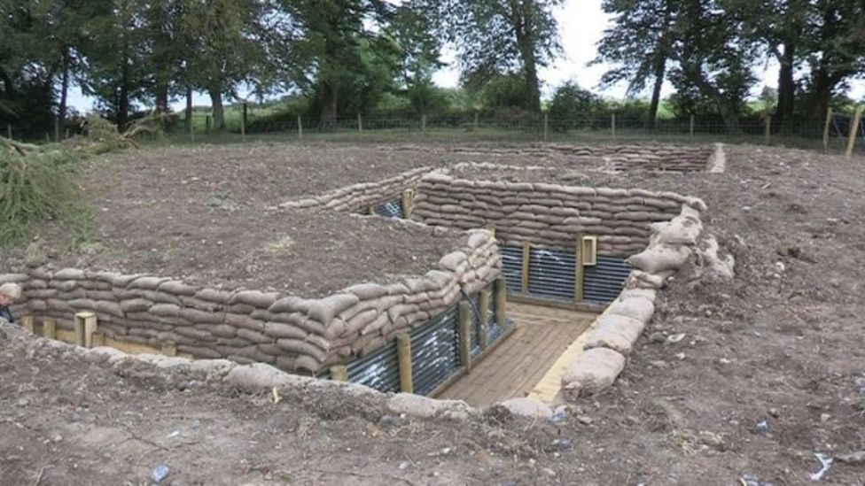 WW1: Biggest replica trench in British Isles created in Cavan - BBC News