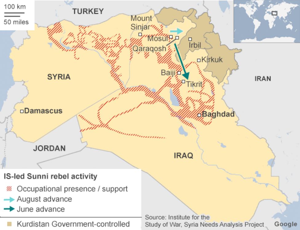 Timeline: How the Syria conflict has spread - BBC News