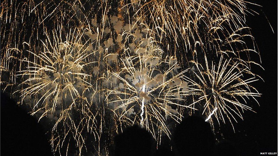 British Firework Championships held in Plymouth - BBC News