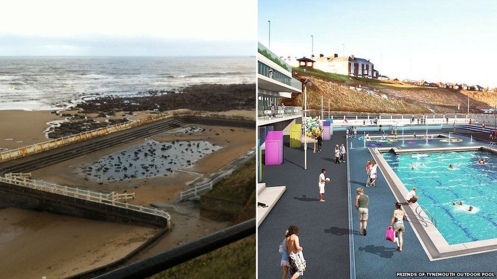Tynemouth Pool revamp to benefit from art auction - BBC News