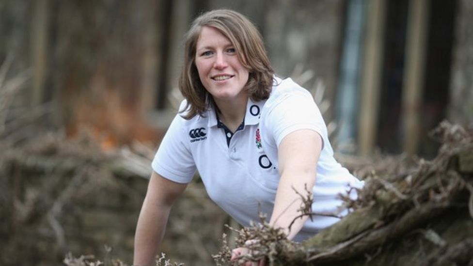 Women's rugby star Kat Merchant hits out at online trolls - BBC News