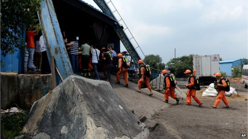 Chinese coal mine explosion kills two, traps 25 miners - BBC News