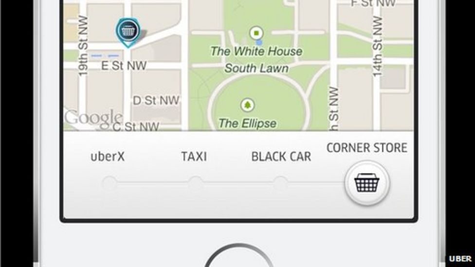 Taxi firm Uber starts same-day grocery delivery service in US - BBC News