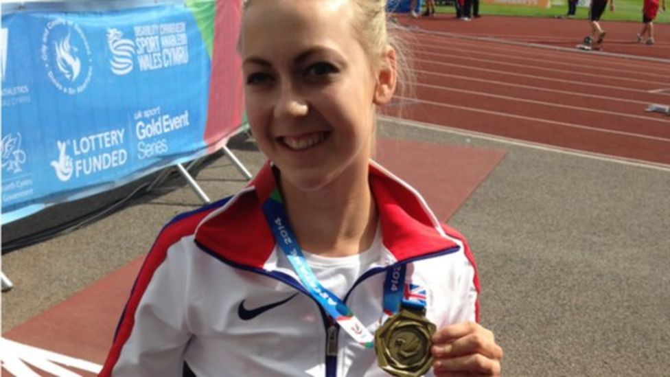 Teenage para-athlete delighted with European gold - BBC News
