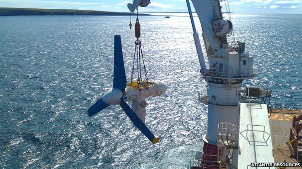 Tidal energy investment in Scotland grows to more than £217m - BBC News