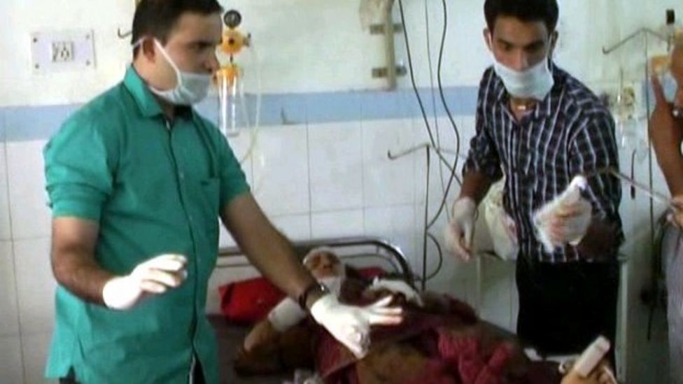 Indian woman kills leopard that attacked her - BBC News