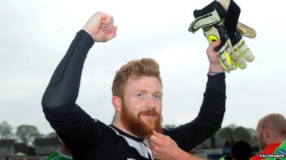 Cliftonville goalkeeper Conor Devlin guilty of assault - BBC News