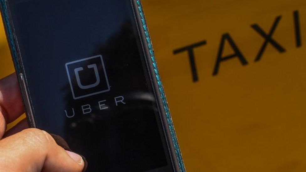 Uber and Spotify launch car music playlist partnership - BBC News