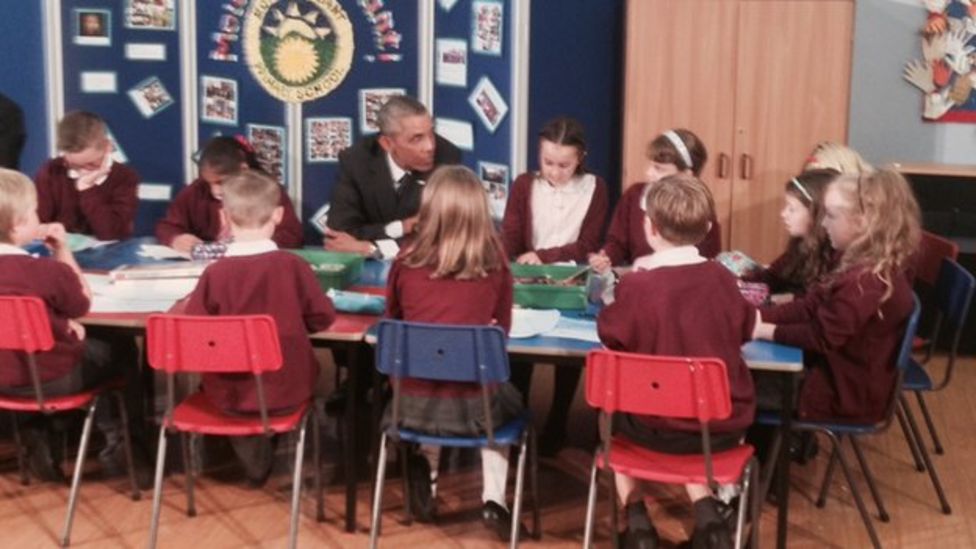 US President Barack Obama congratulates Rogerstone 'spirit' - BBC News