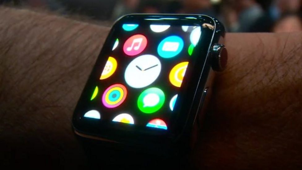Apple Watch unveiled alongside new larger iPhones - BBC News