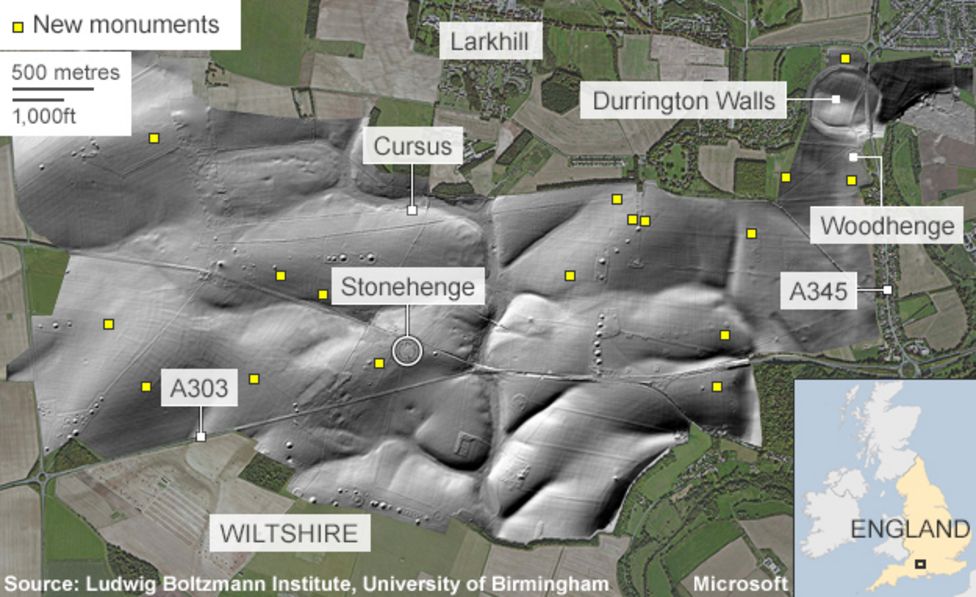 Stonehenge secrets revealed by underground map - BBC News