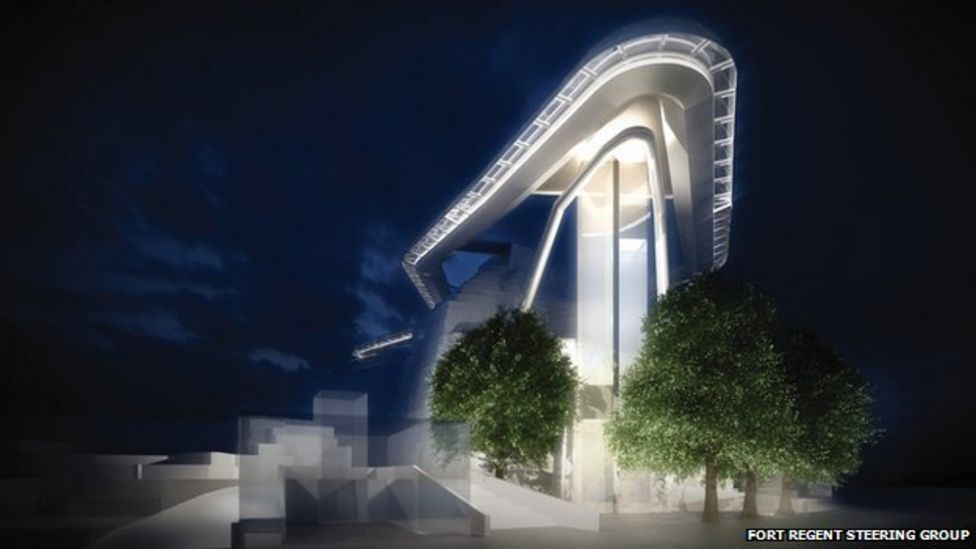 New Fort Regent 'vision' unveiled - BBC News