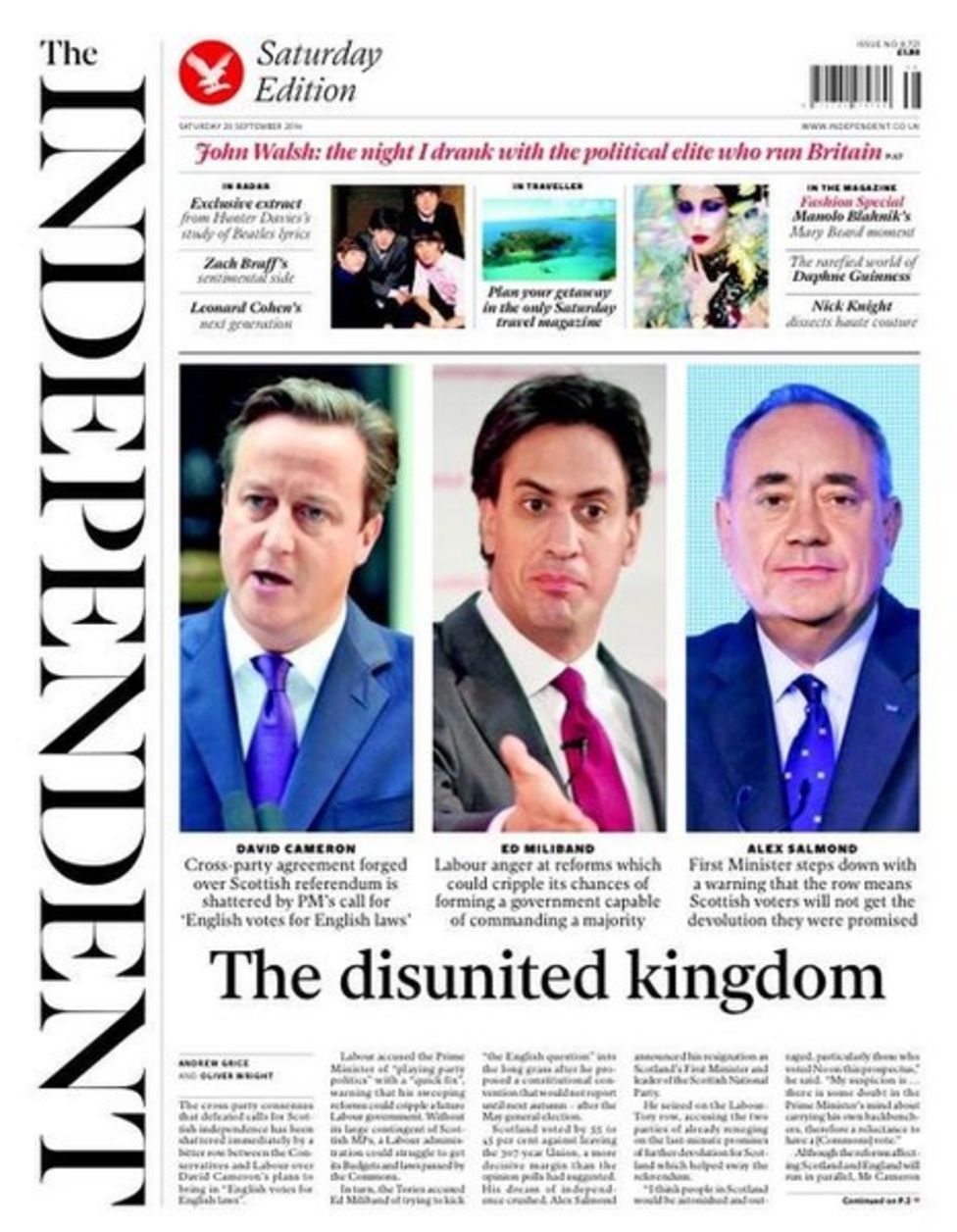 What the Scottish papers say - BBC News