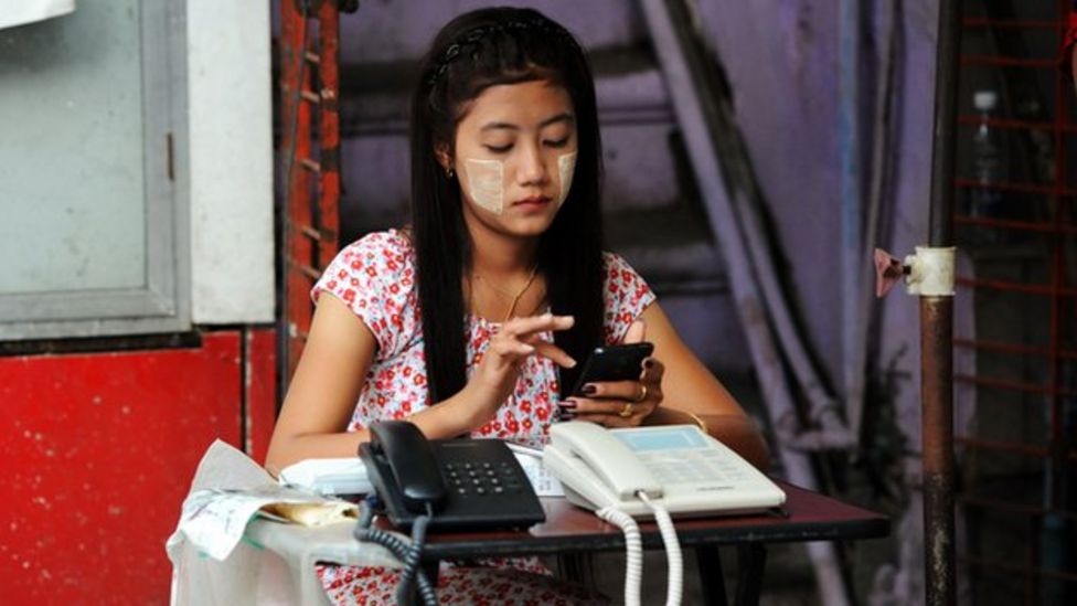 Myanmar's telecoms sector booms, but challenges remain - BBC News