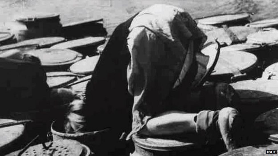 Dutch bulb mosaic marks Operation Manna campaign - BBC News