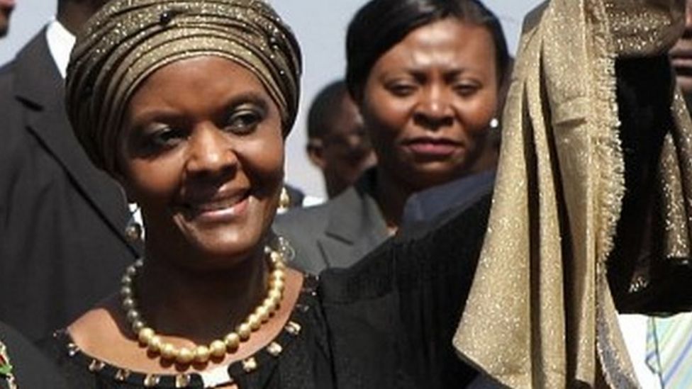 No sign of Zimbabwe's Grace Mugabe in South Africa court - BBC News