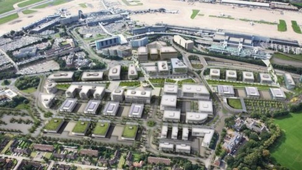 Belfast International Airport seeks enterprise zone status - BBC News