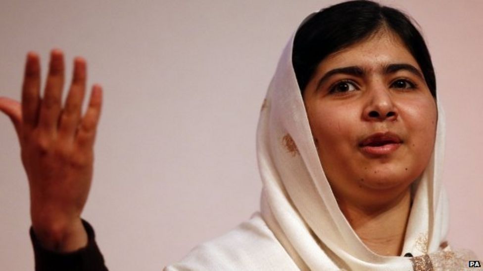 Malala becomes youngest person ever to win Nobel Prize - BBC News