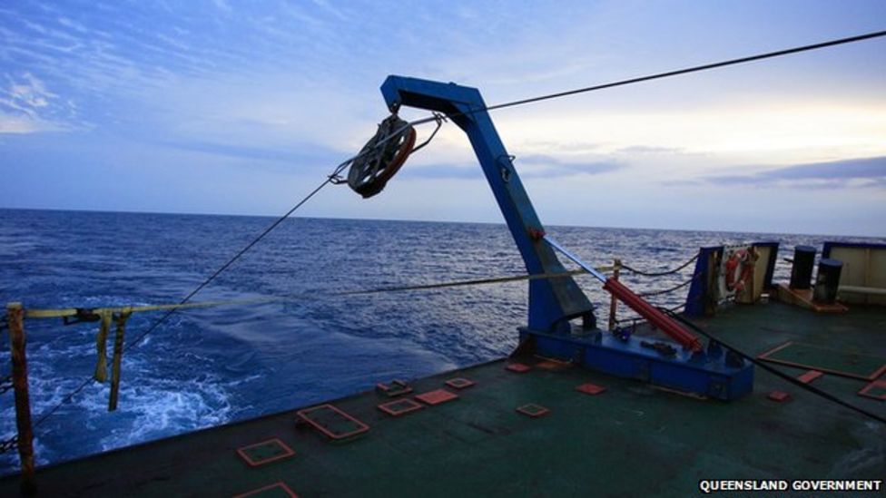 The search for Australia's lost hospital ship - BBC News