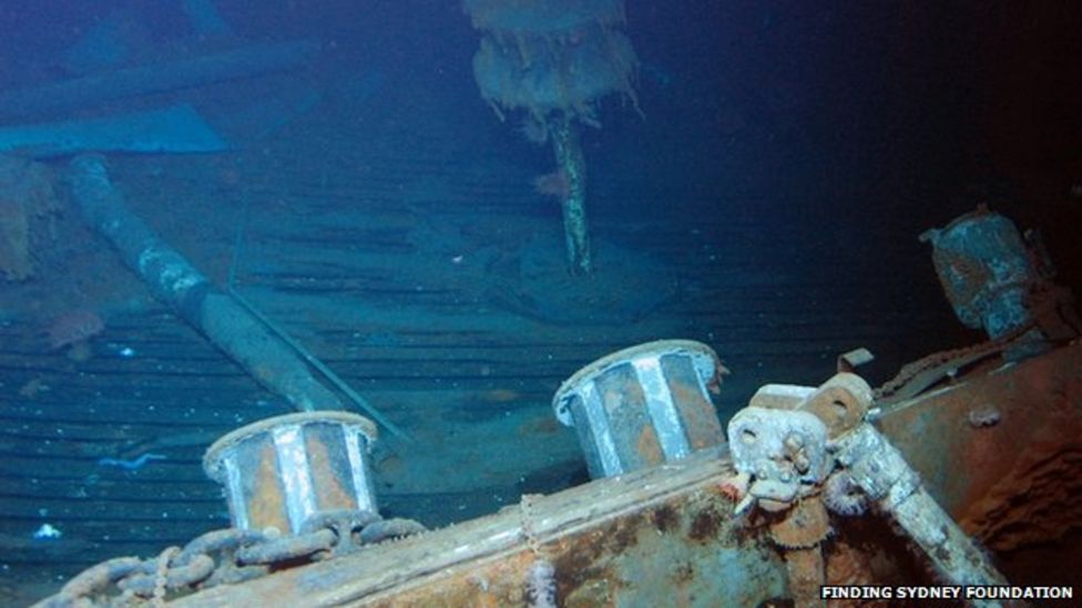 The search for Australia's lost hospital ship - BBC News