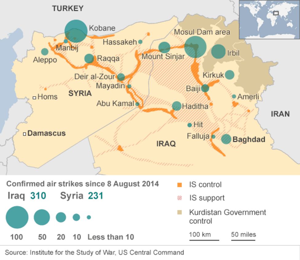 Islamic State: Turkey to let Iraq Kurds join Kobane fight - BBC News