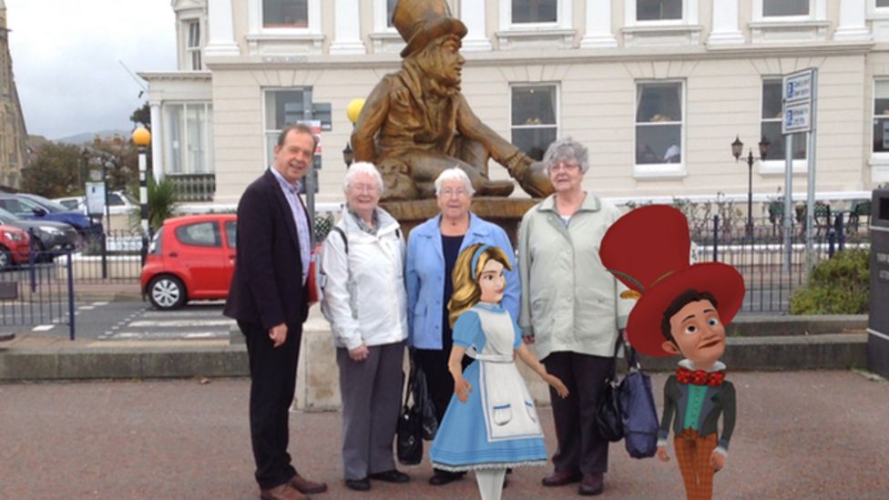 Alice in Wonderland tourism app launched in Llandudno - BBC News