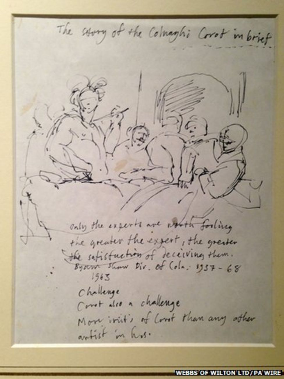 Art forger Eric Hebborn collection sells for thousands - BBC News