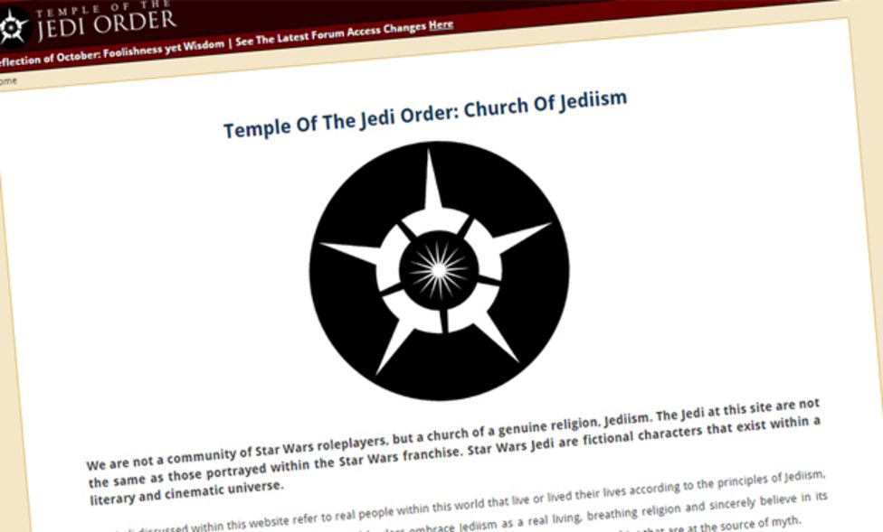Have Jedi created a new 'religion'? - BBC News